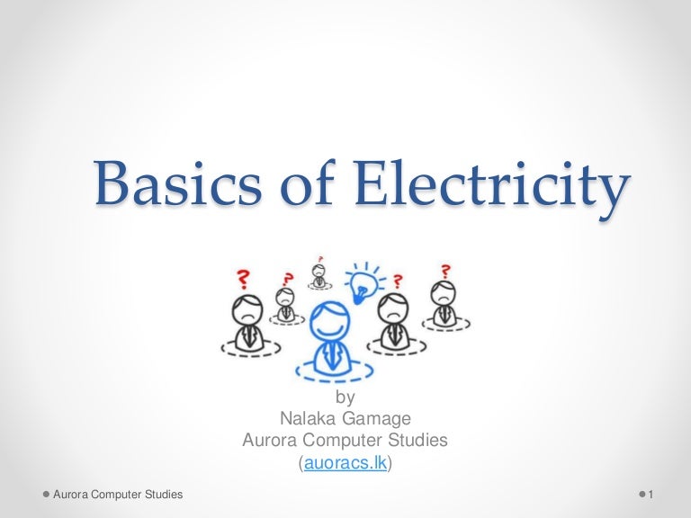 Introduction to electricity