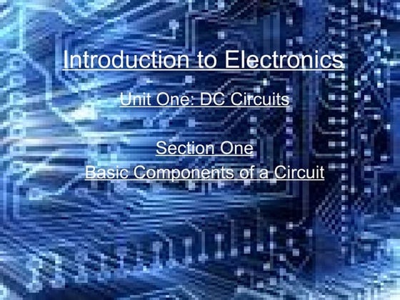 Electronics course | PPT