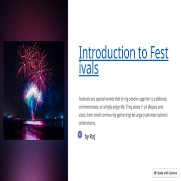 A Cultural Celebration: Honoring Our Past, Embracing Our Future | PPTX