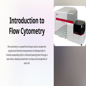 Introduction-to-Flow-Cytometry cancer detection method | PPT