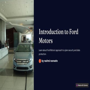 Introduction to Ford Motors Projects.pdf