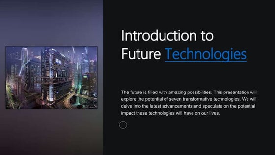 Latest Advancements Technology in the World | PDF