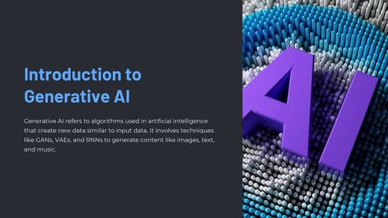 Introduction to RAG (Retrieval Augmented Generation) and its application | PPTX