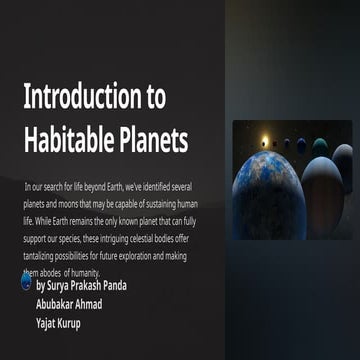 NCERT Introduction-to-Habitable-Planets.pptx