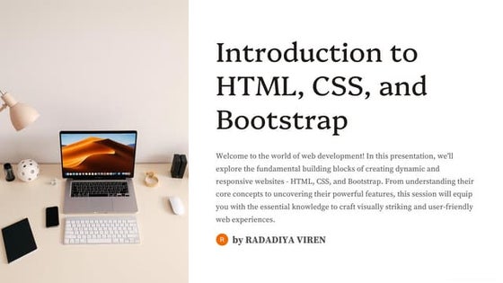 Bootstrap5 Introductionbootstrap Basic Concept Ppt 3463