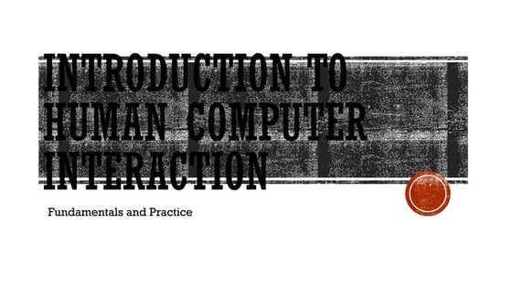 Chapter 3 principles of hci | PPTX | Operating Systems | Computer Software and Applications