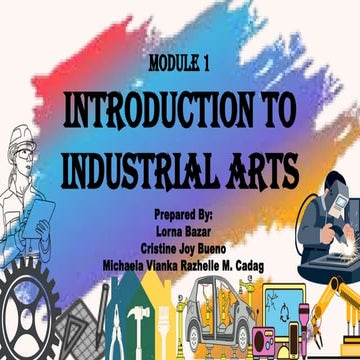Q4_TLE-7-Lesson-1-Week-1.pptx history of industrial Arts | PPTX