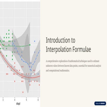 Newton's Backward Interpolation Formula with Example | PPTX