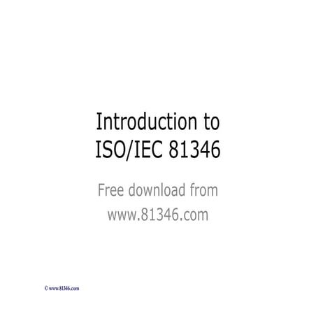 Introduction to ISO/IEC 81346 Reference Designations System RDS | PDF