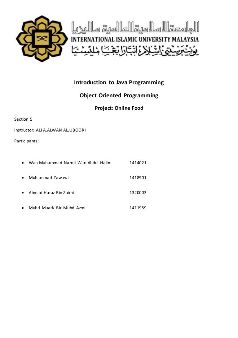 Introduction To Java Programming