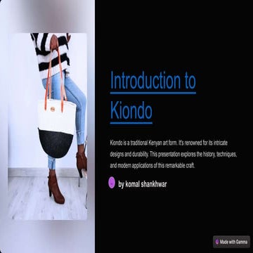 Kiondo black and white................... | PPTX