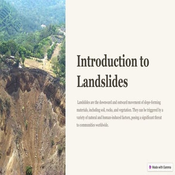 Introduction-to-Landslides presentations | PPTX