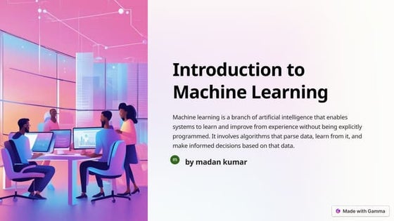 Machine learning presentation algorithm. | PPT