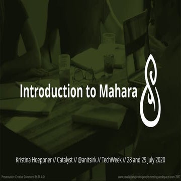 Introduction to Mahara | PDF