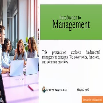 Chapter 5 lc introduction to management | PPTX