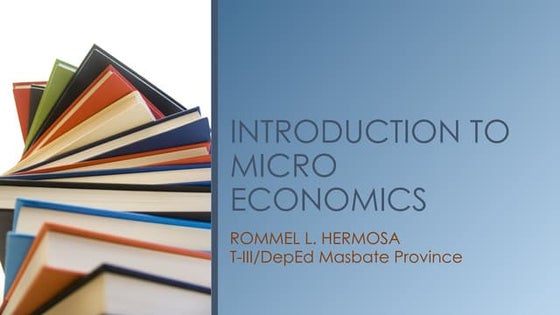 introduction to economics.macro and micro economics | PPT