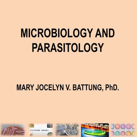 1. Introduction to Microbiology & Parasitology lecture | PPTX
