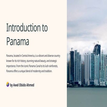 Introduction-to-Panama Introduction-to-Panama | PPT
