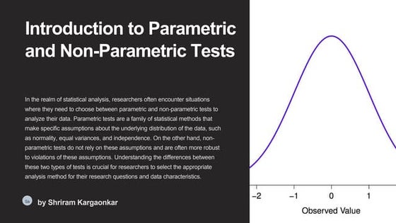 Parametric and nonparametric test | PPTX