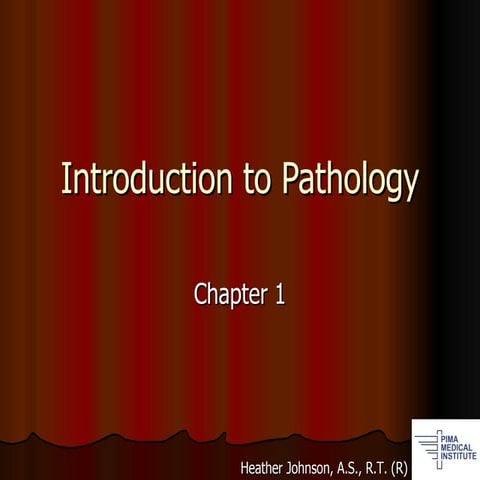 Introduction to pathology | PPTX