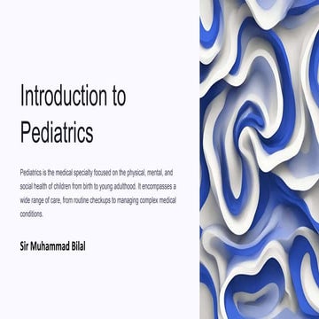Unit And And1introduction To Pediatricspptx 