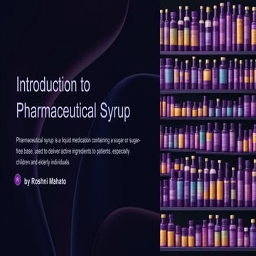 Introduction-to-Pharmaceutical-Syrup.pptx