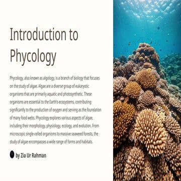 Introduction-to-Phycology.pptx.............. | PPTX