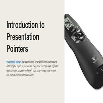 Showing the Way: How Presentation Pointers Help | PPTX | Operating ...
