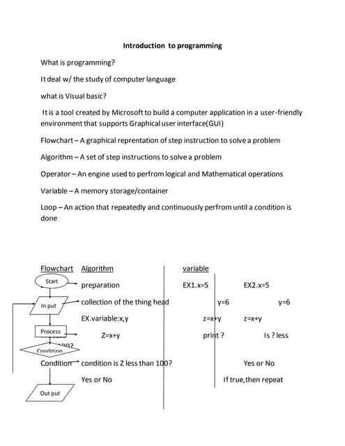 Introduction To Programming1 Pdf 3869
