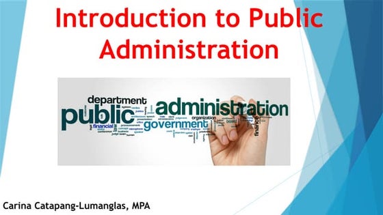 Introduction to Public Administration | PPT