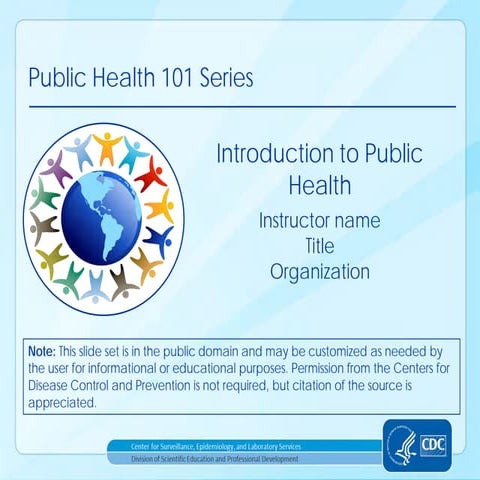 Introduction to public health - Public Health 101 Series.pdf