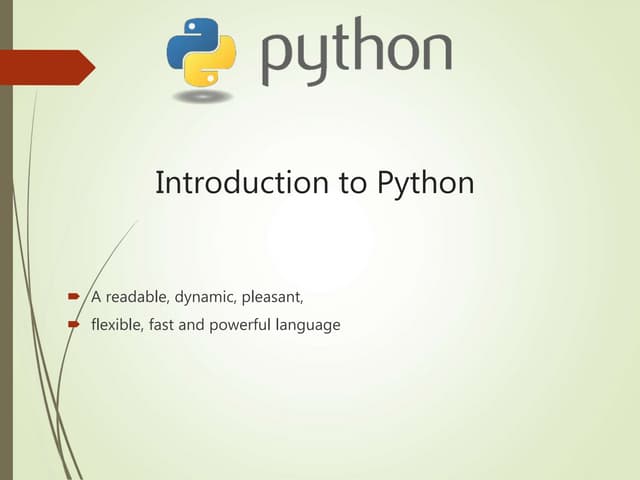 Introduction To Python Pptx