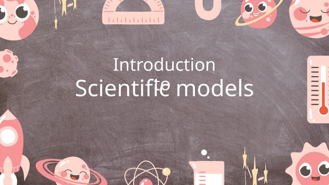 SCIENTIFIC MODELS .pptx