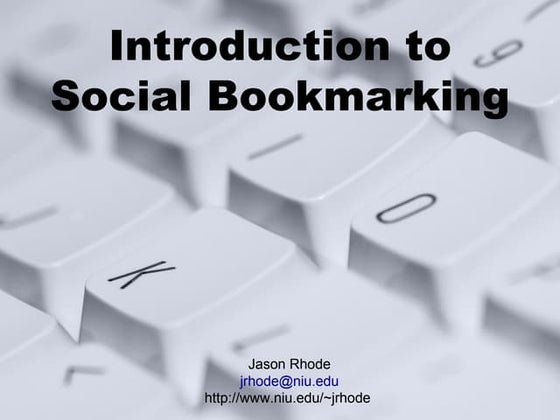 Social bookmarking 101 | PPT