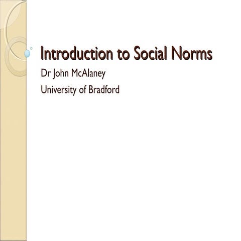 social norms | PPTX