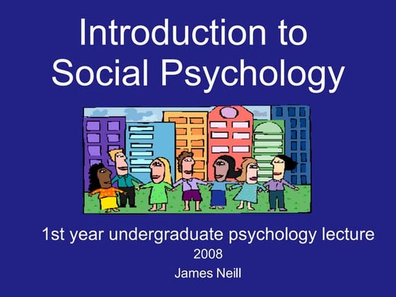 What is social psychology? | PPTX