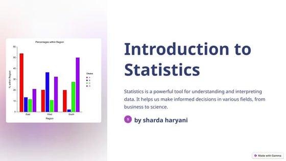 Introduction to statistics.pptx basic of introduction to statistics | PPTX