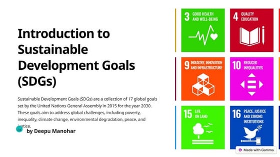 United Nation Sustainable Development Goal 9 | PPTX