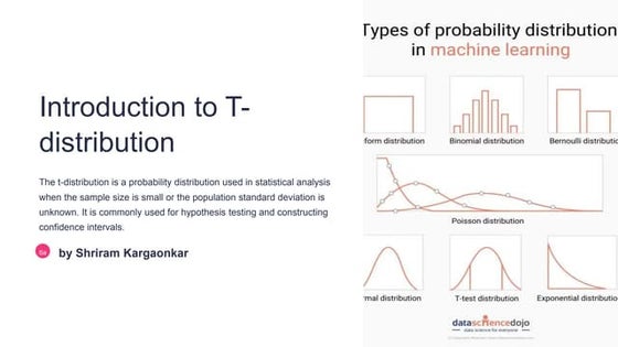 T distribution | PPT