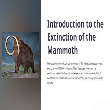 Introduction-to-the-Extinction-of-the-Mammoth.pptx