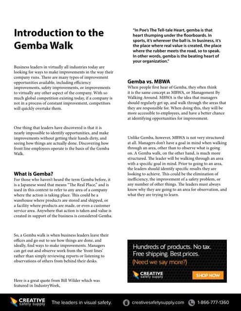Gemba walk | PPTX