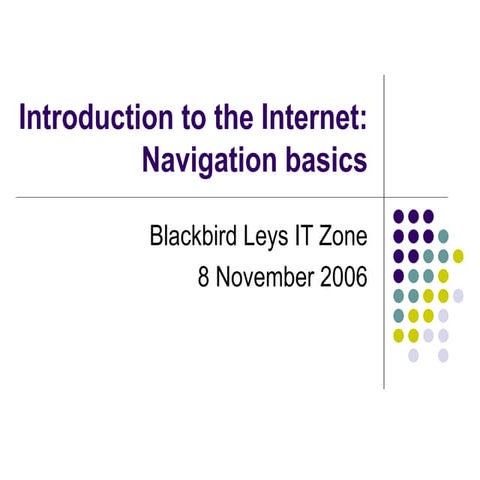 Introduction to the Internet 2 | PPT | Internet for Beginners | Internet