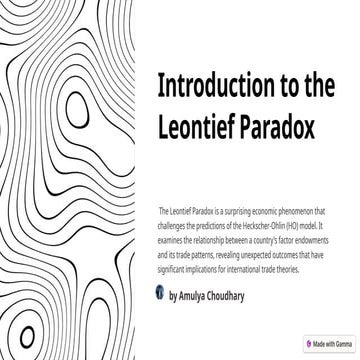 Introduction to the Leontief Paradox.pptx