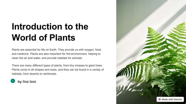 Uses Of Plant | PPT