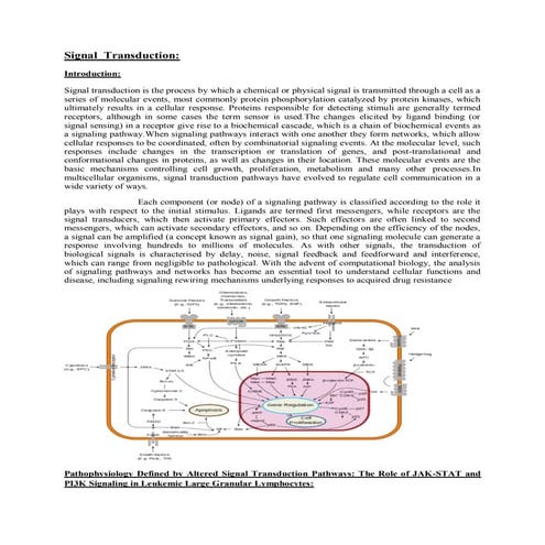 Signal Transduction | PDF