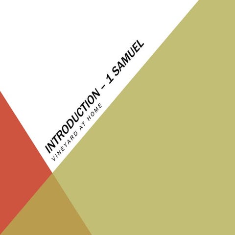 Introduction – 1 samuel | PPTX