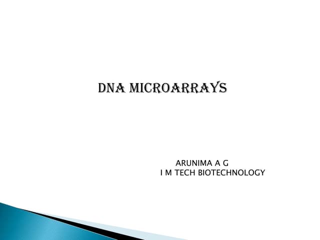 MICROARRAY | PPTX