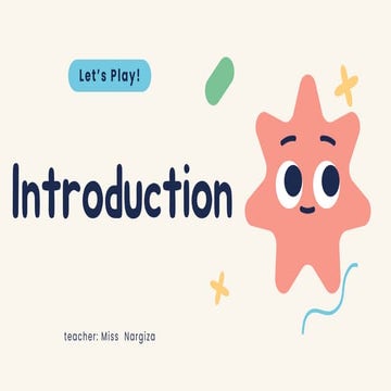introduction lesson for beginners present simple to be | PDF