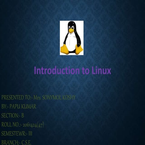 Linux ppt
