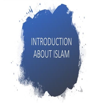 An-Introduction-to-Islam-group-9. Public Ad | PPTX